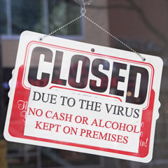 closed on monday sign - PubTIC