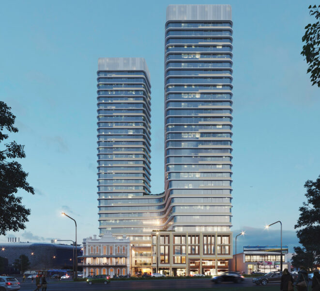 Newmarket Hotel ONE North Terrace Adelaide towers_artist_Colliers Apr25 ...